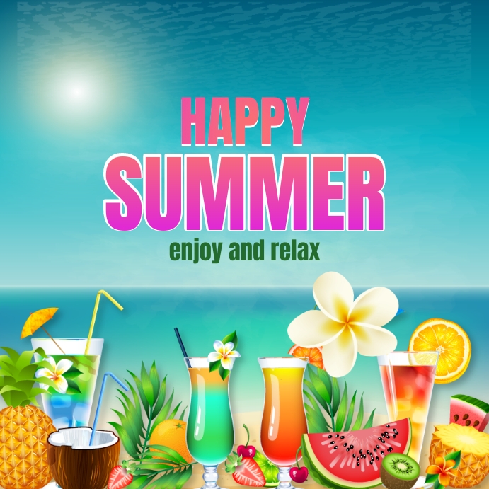 Copy of Happy Summer | PosterMyWall