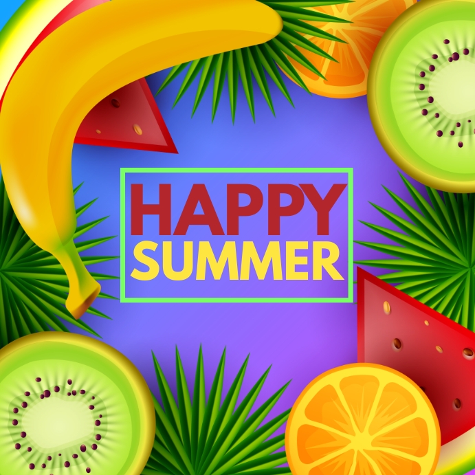 Plantilla de Happy Summer | PosterMyWall