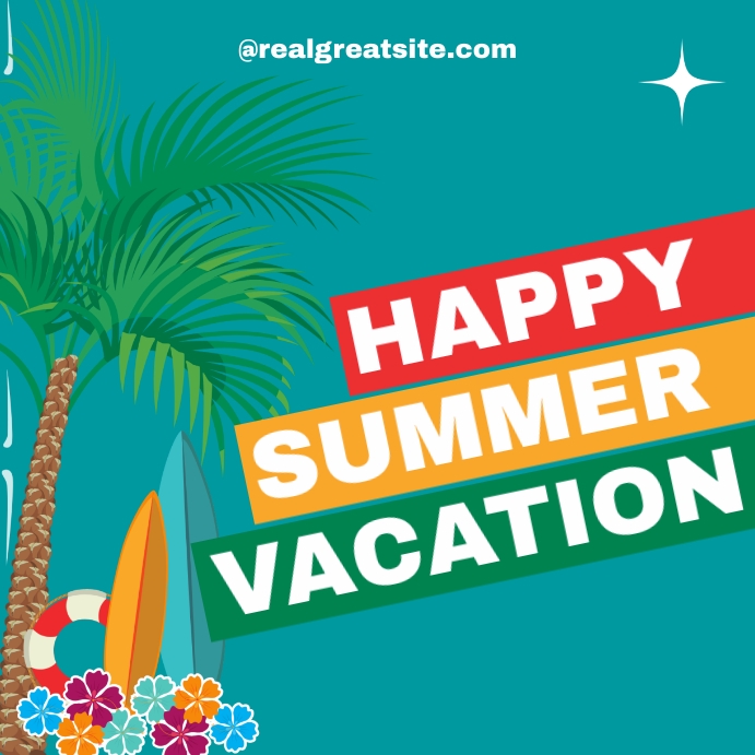 Plantilla de Happy Summer | PosterMyWall