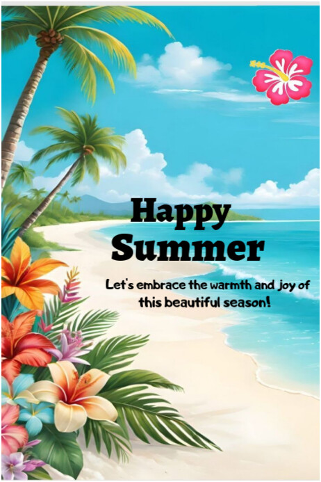 Happy Summer Template | PosterMyWall