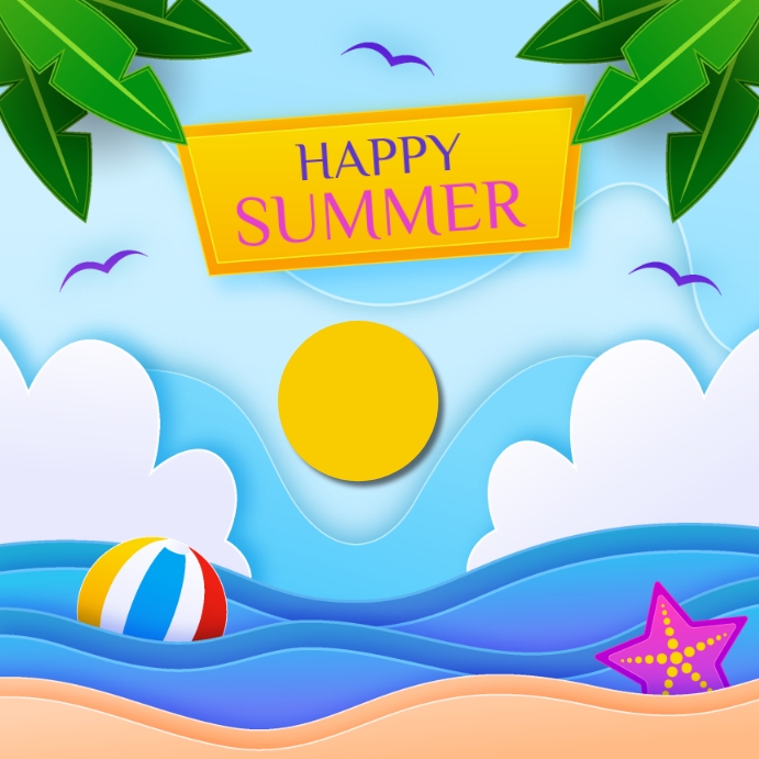 Happy Summer Modelo | PosterMyWall