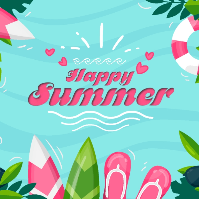 Happy Summer Template | PosterMyWall