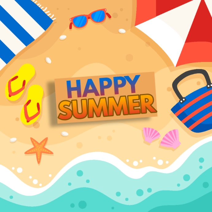 Plantilla de Happy Summer | PosterMyWall
