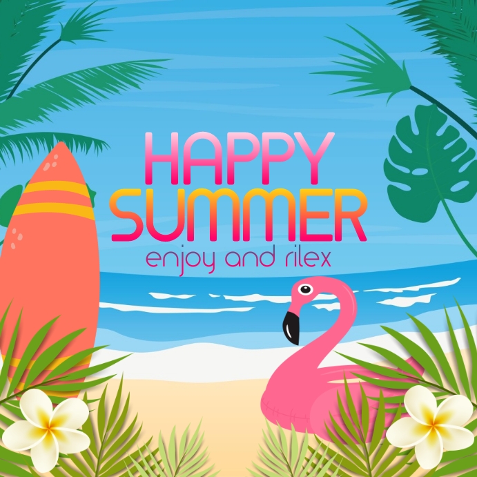 Happy Summer Template | PosterMyWall