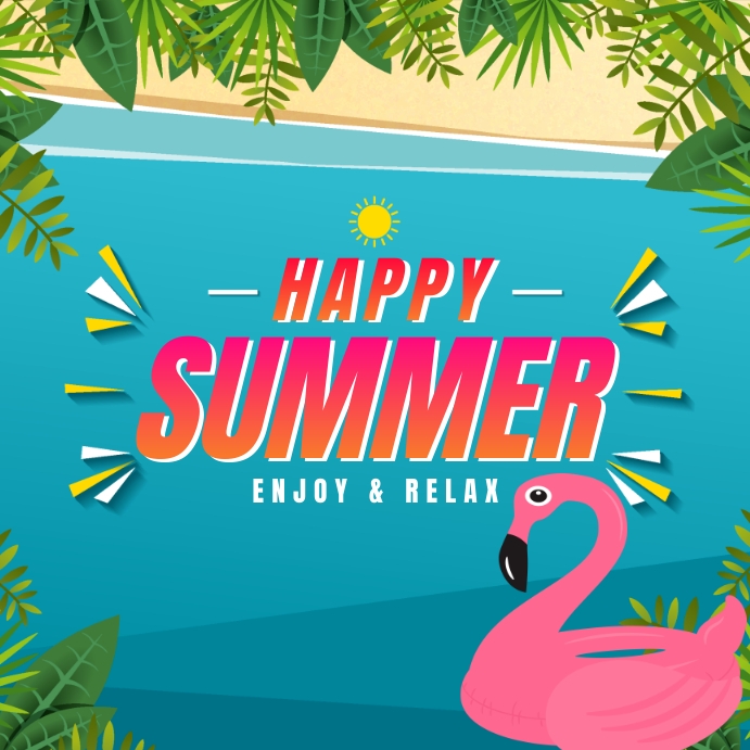Happy Summer Template | PosterMyWall