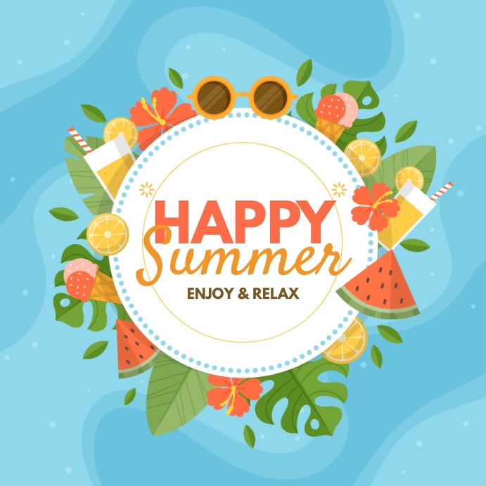 Happy Summer Template | PosterMyWall