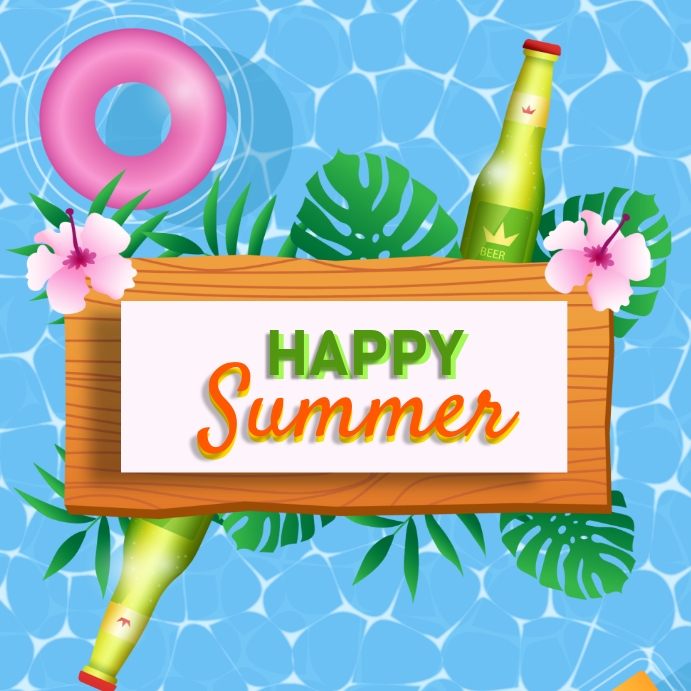 Happy Summer Template | PosterMyWall