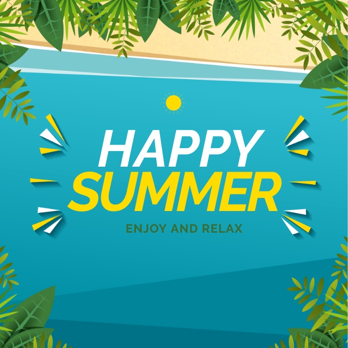 Plantilla de Happy Summer | PosterMyWall