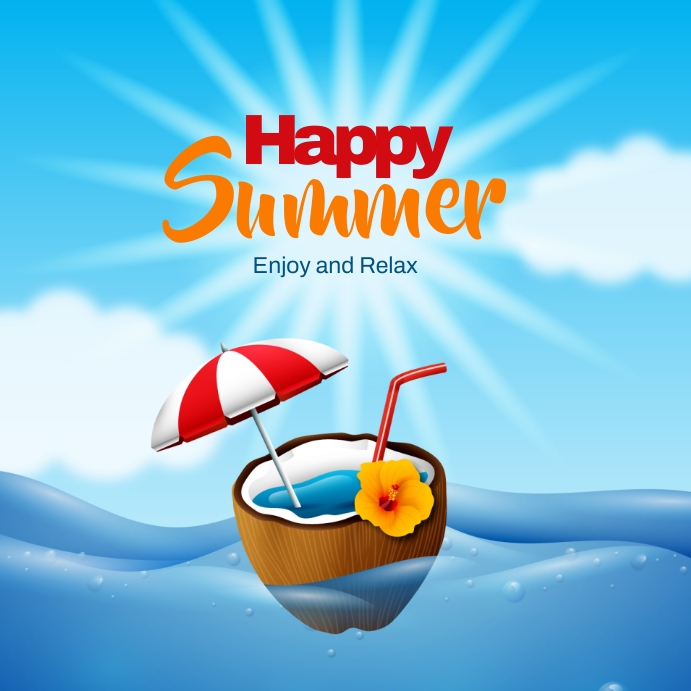 Happy Summer Template | PosterMyWall