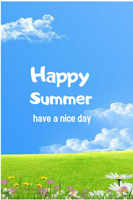 Copy of Happy summer | PosterMyWall