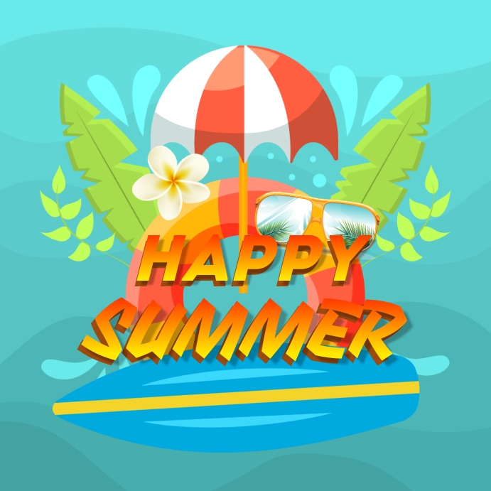 Happy Summer Template | PosterMyWall