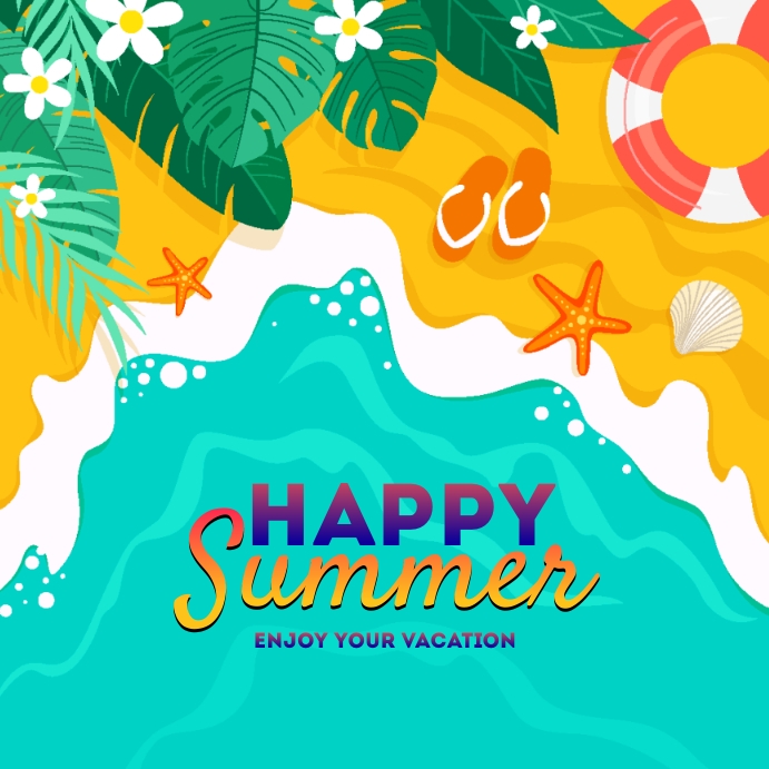 Happy Summer Template | PosterMyWall