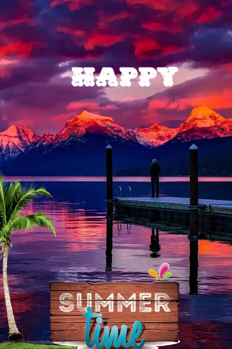 Copy of Happy summer | PosterMyWall