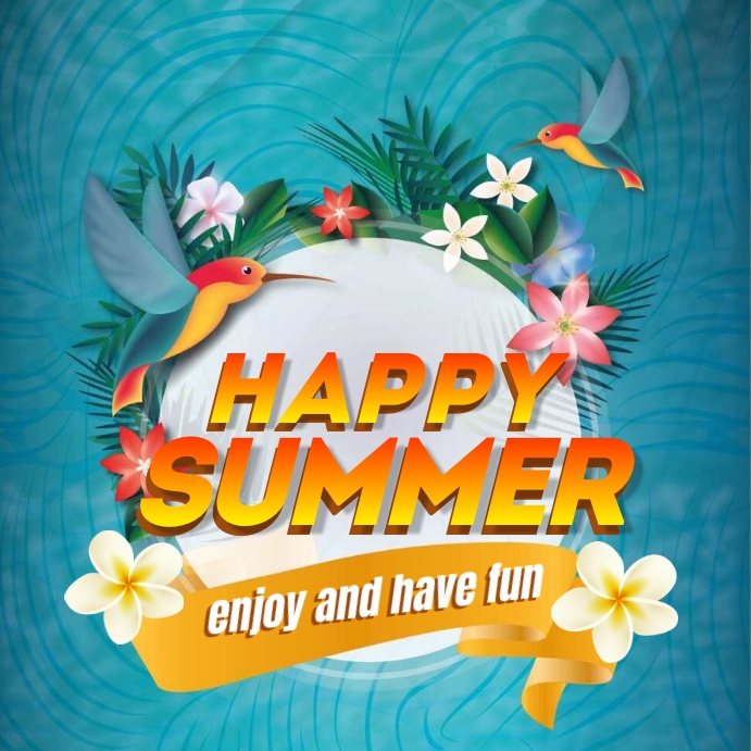 Happy Summer Template | PosterMyWall