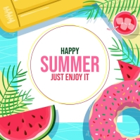 Happy summer template instagram post | PosterMyWall