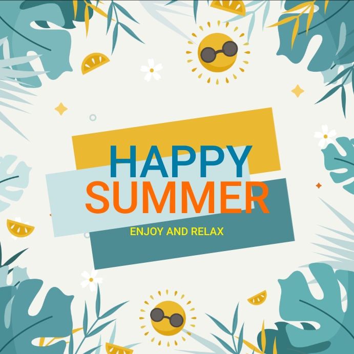 Happy Summer Template | PosterMyWall