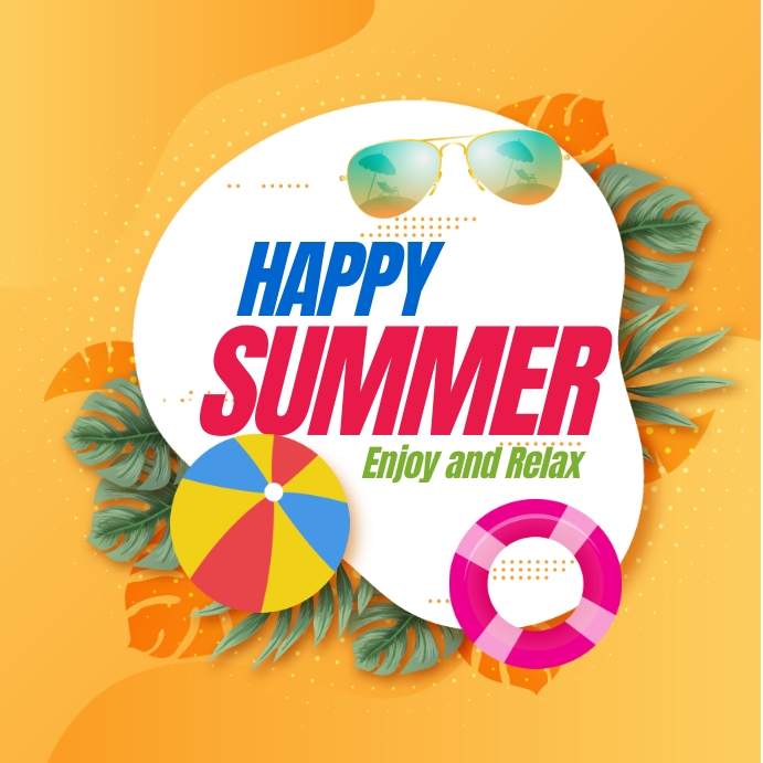 Happy Summer Template | PosterMyWall