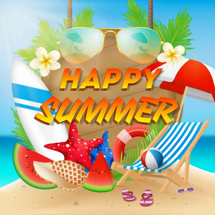 Happy Summer Template | PosterMyWall