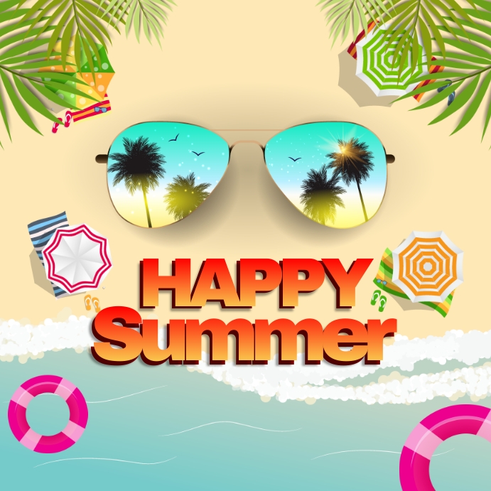 Plantilla de Happy Summer | PosterMyWall