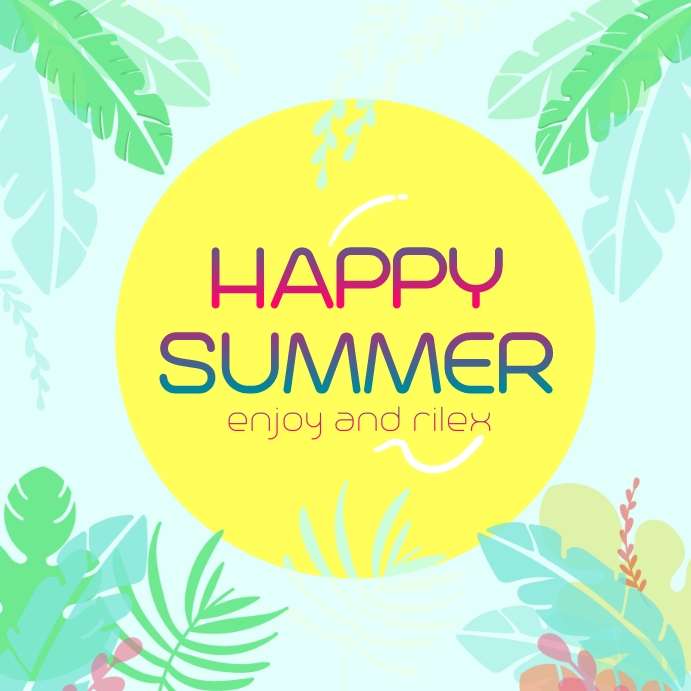 Happy Summer Template | PosterMyWall