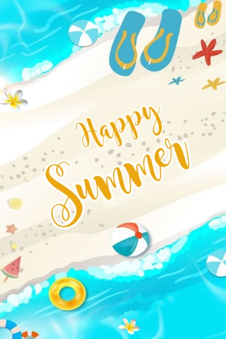 Plantilla de Happy Summer | PosterMyWall