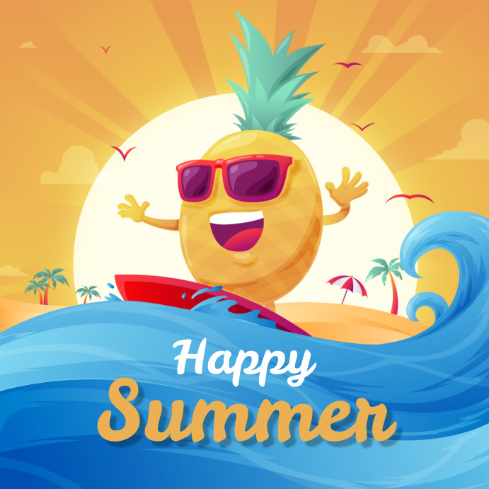 HAPPY SUMMER Template | PosterMyWall