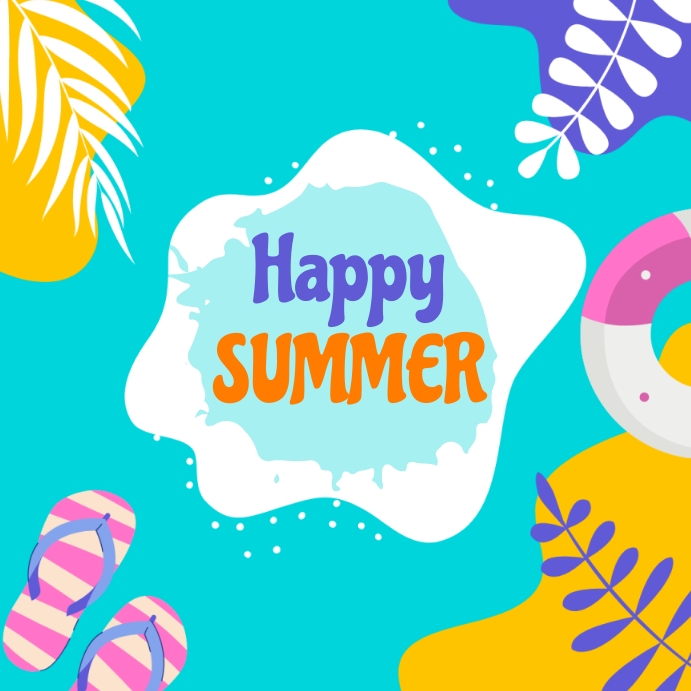 Plantilla de Happy Summer | PosterMyWall