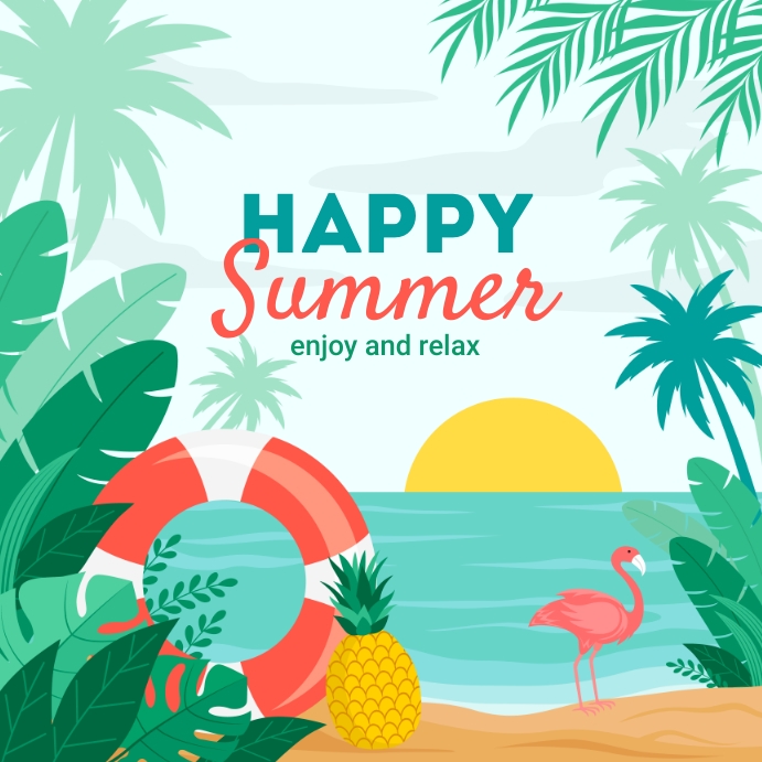 Happy Summer Modelo | PosterMyWall