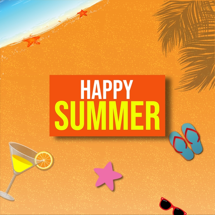 Plantilla de Happy Summer | PosterMyWall
