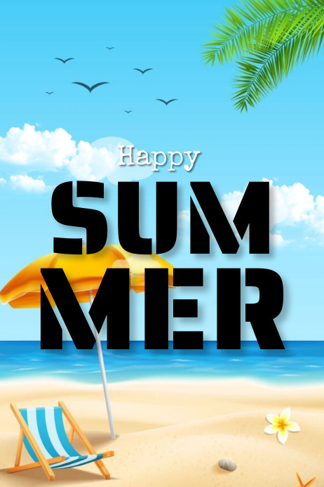 Happy Summer Template | PosterMyWall