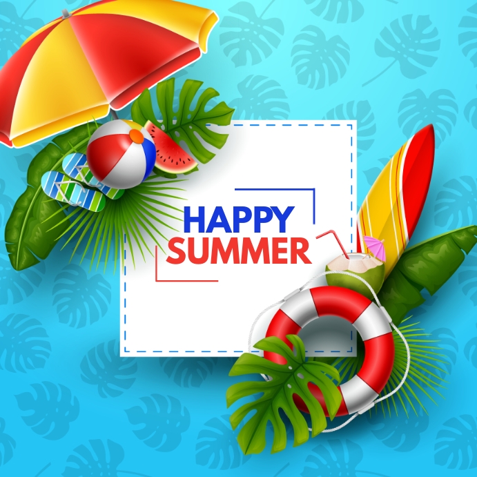 Plantilla de Happy Summer | PosterMyWall