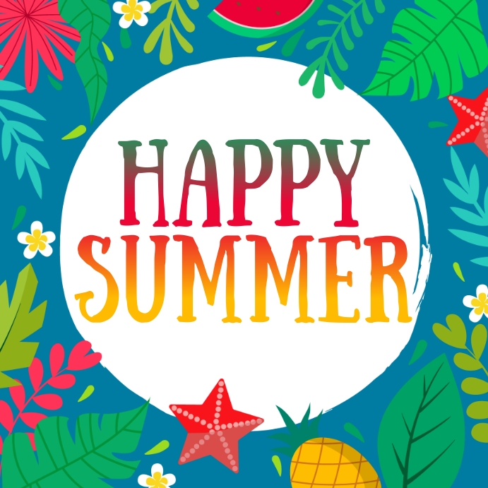 Plantilla de Happy Summer | PosterMyWall