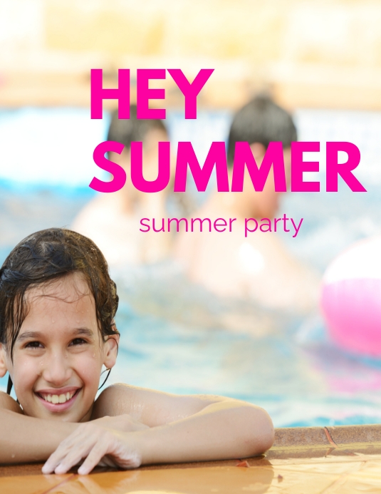happy summer flyer Template | PosterMyWall