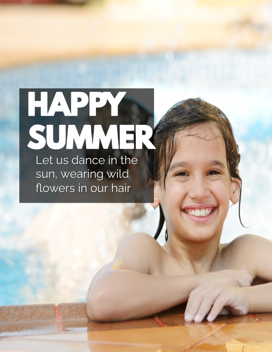 HAPPY SUMMER FLYER Template | PosterMyWall