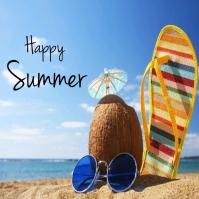 Happy summer template instagram post | PosterMyWall