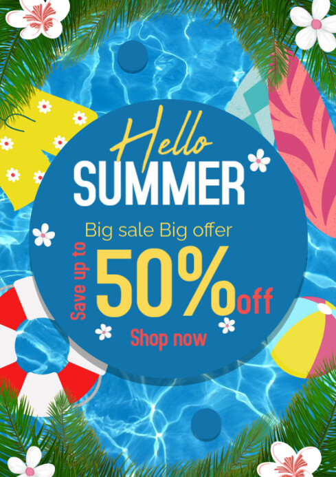 Copy of Happy summer sale | PosterMyWall