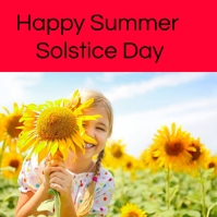 Summer Solstice Celebration Post Template | PosterMyWall