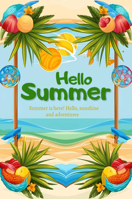 Happy Summer template 2025 | PosterMyWall