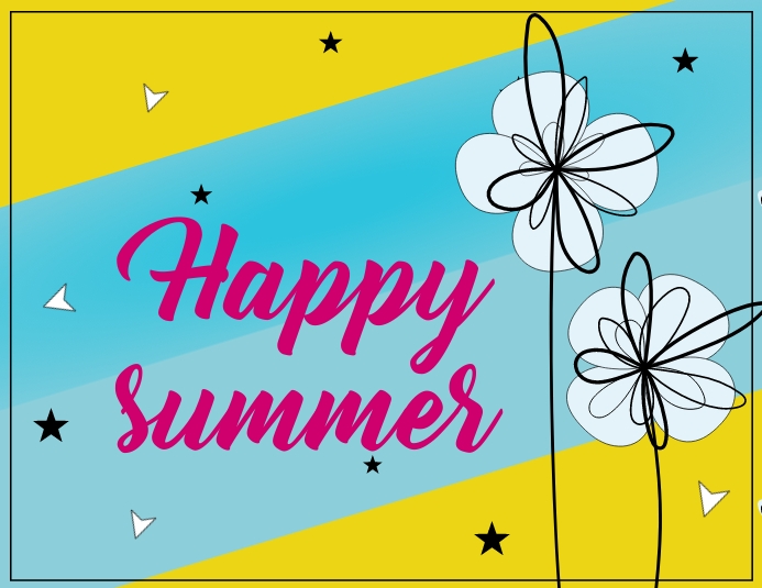 Happy summer template | PosterMyWall