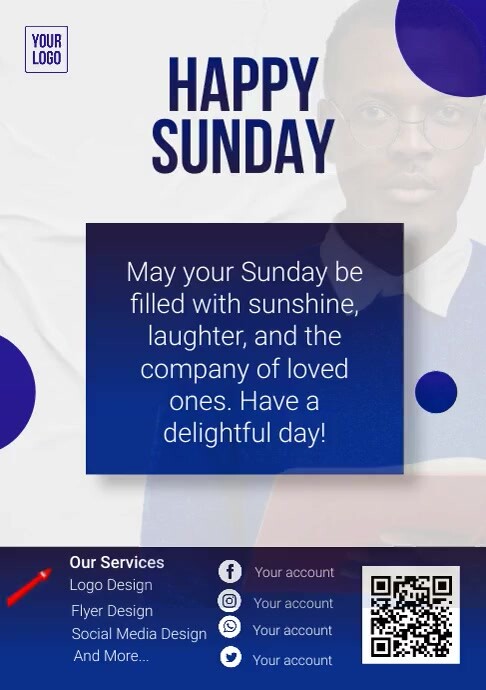 happy sunday design Template | PosterMyWall