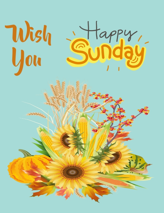 happy Sunday Template | PosterMyWall