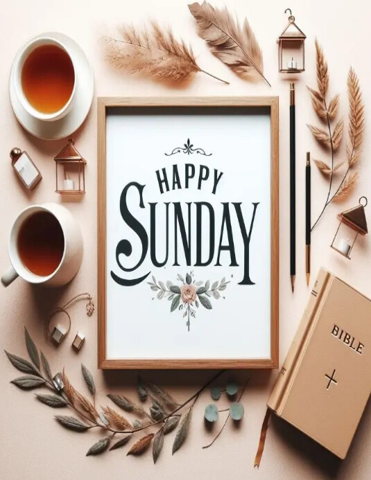 Plantilla de Happy Sunday | PosterMyWall