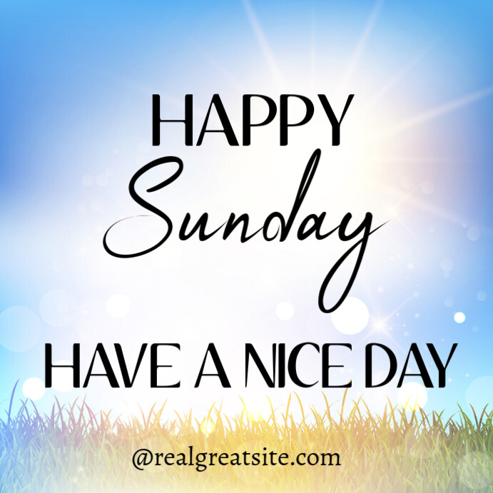 Happy Sunday design Templat | PosterMyWall
