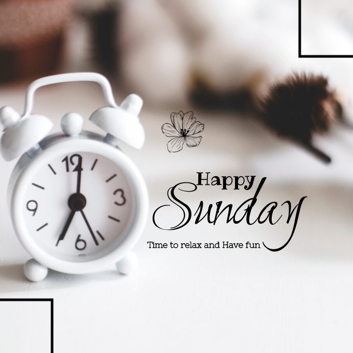 Plantilla de Happy Sunday | PosterMyWall