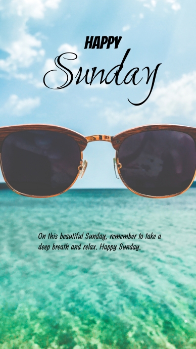 Happy Sunday Template | PosterMyWall