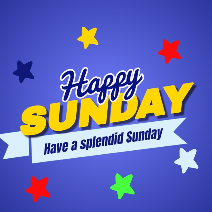 Happy Sunday Template | PosterMyWall