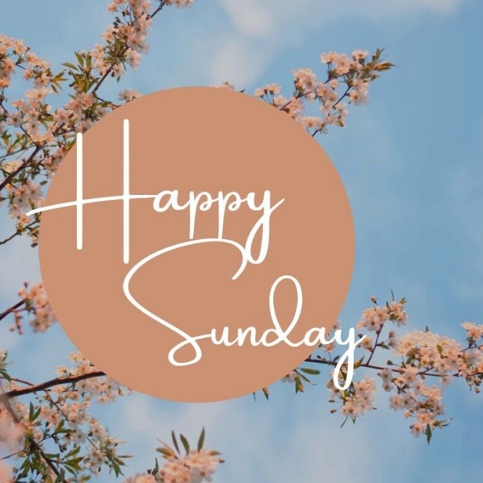 Plantilla de Happy Sunday design | PosterMyWall