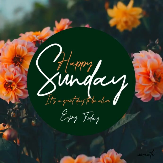 Happy Sunday Design Templat | PosterMyWall