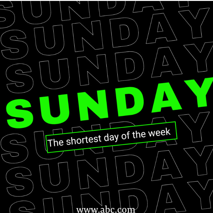 Happy Sunday Template | PosterMyWall