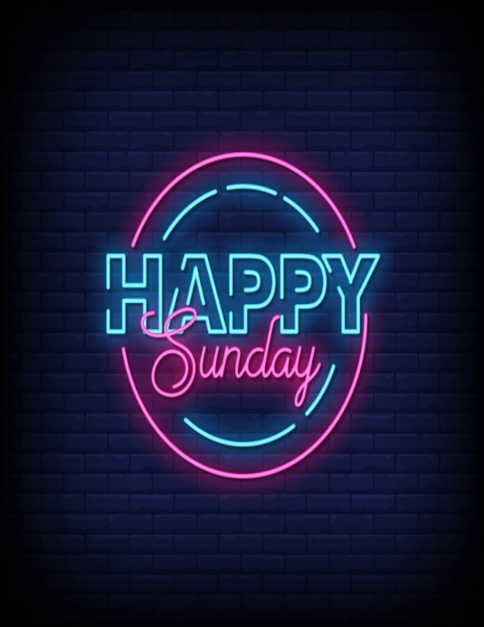 Copy of Happy Sunday | PosterMyWall